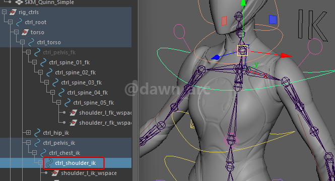 [Maya]Rigging 17 - Clavicles & Fingers